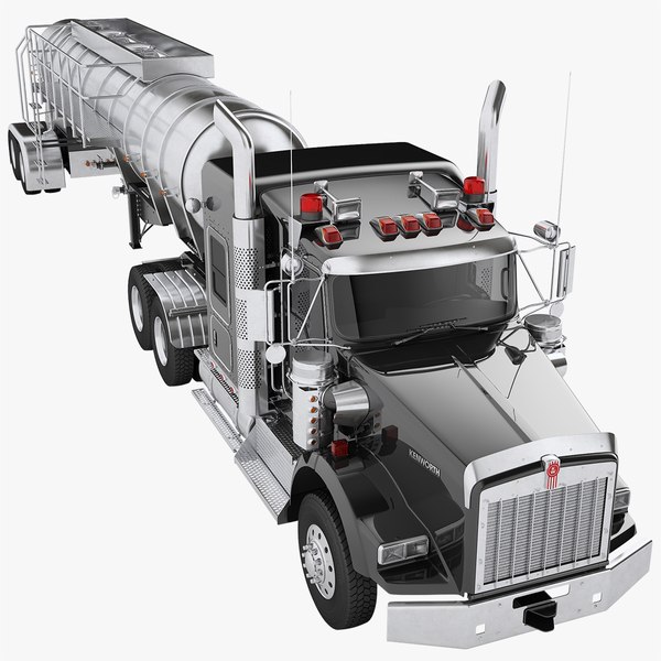 modelo 3d Kenworth T800 2024 Remolque con tanque de combustible 03 - TurboSquid 2184294