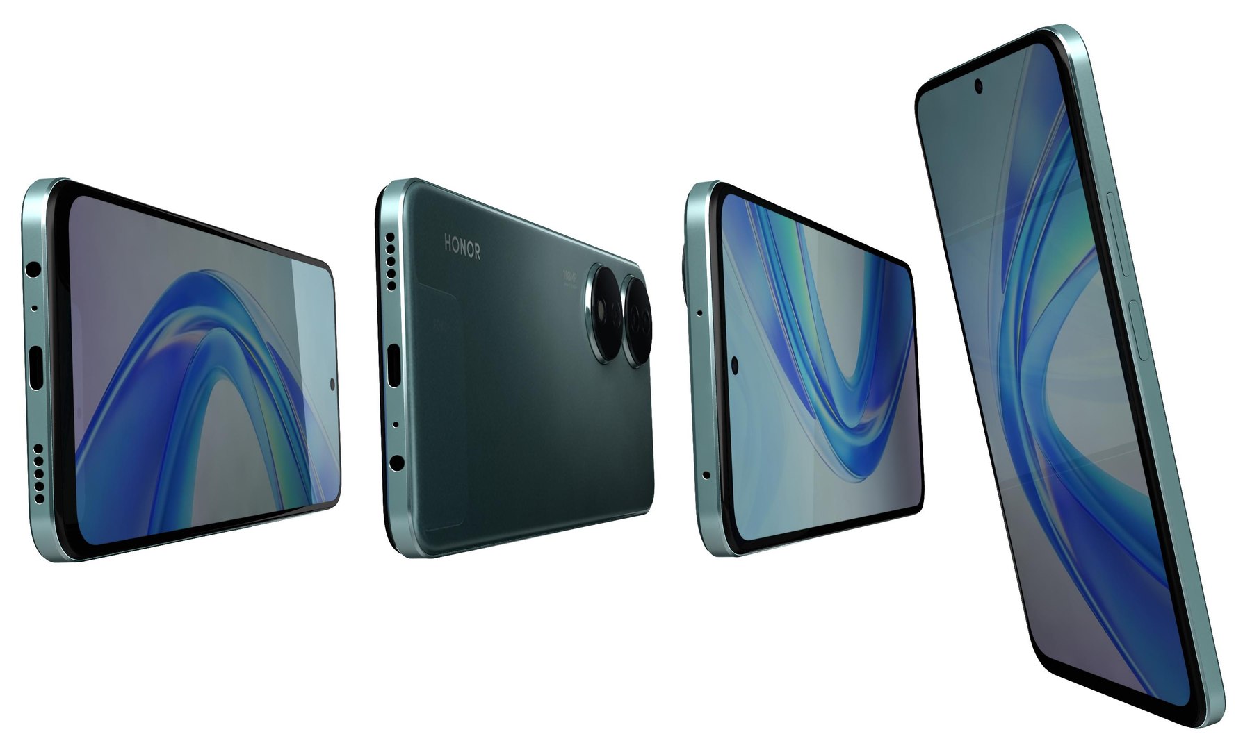 Honor X7b Green 3D model - TurboSquid 2171746