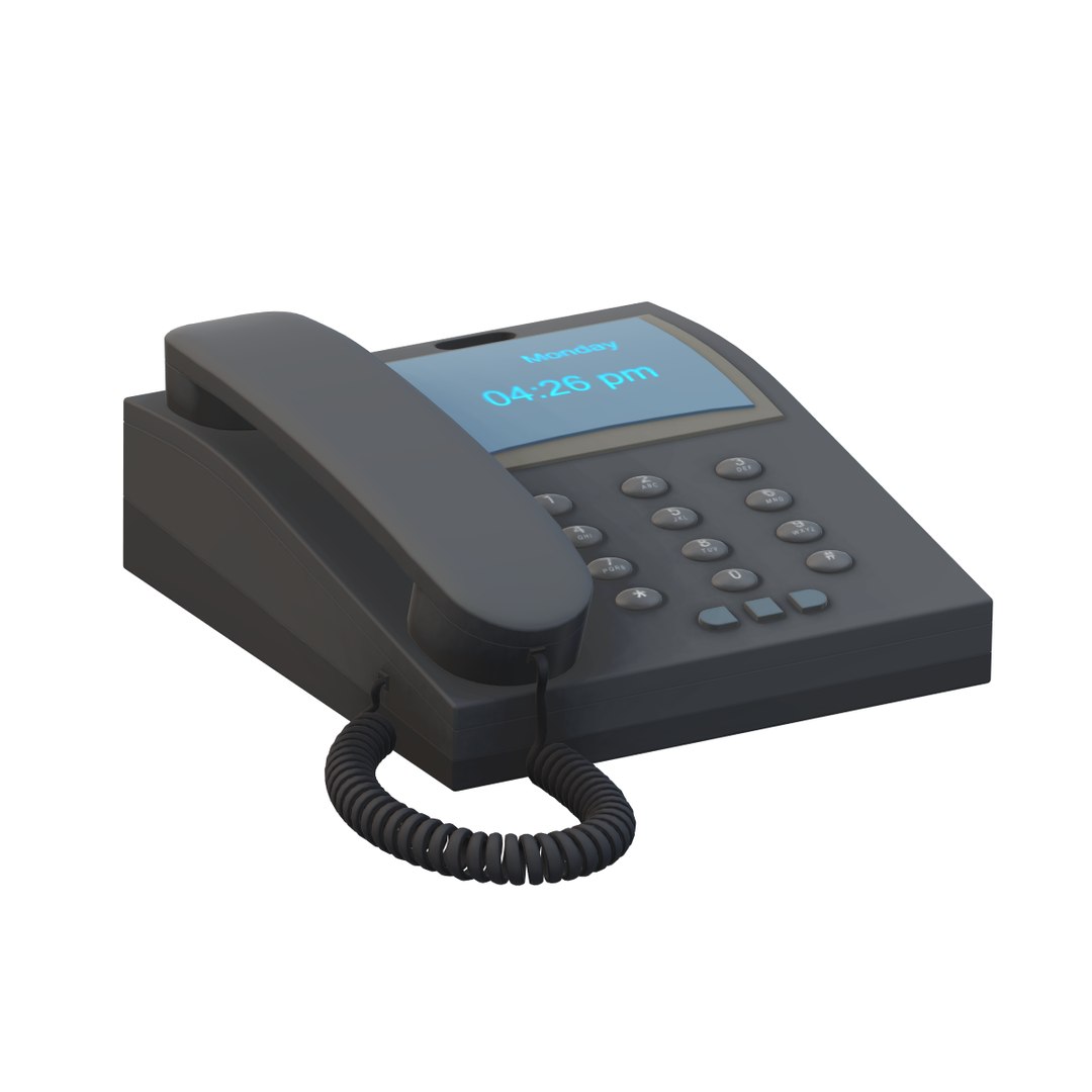 3D Desk Telephone Model - TurboSquid 2341288