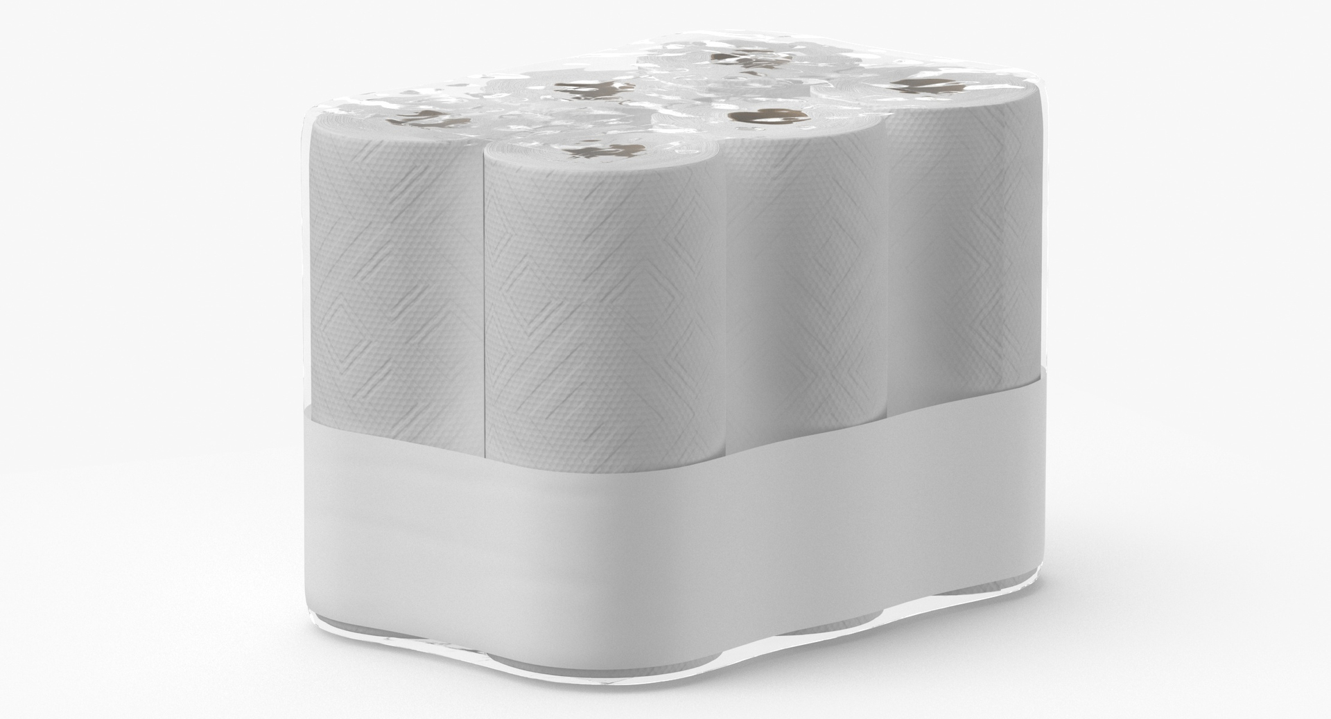 Paper Towels 6 Pack Blank And Generic Label 3D - TurboSquid 2002668