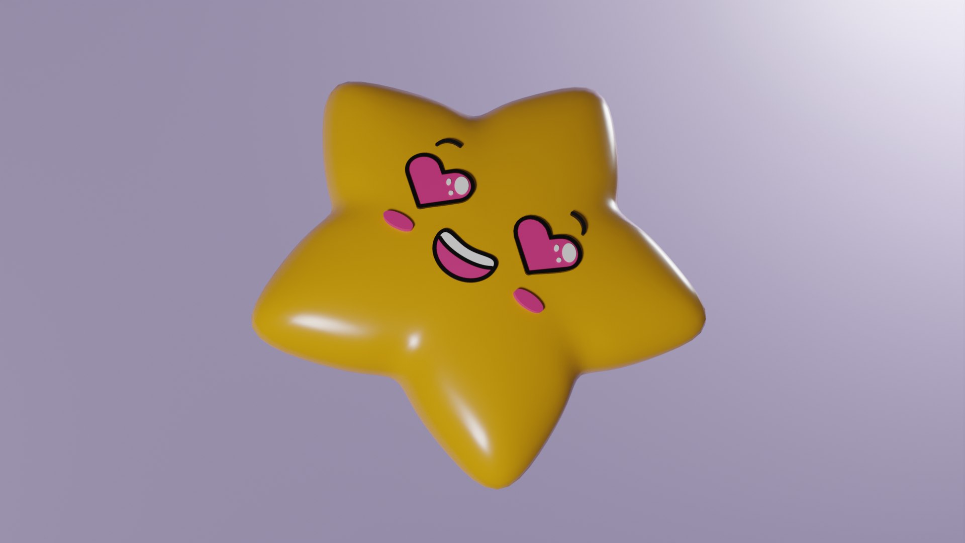 3D Model Cute Star - TurboSquid 2103411
