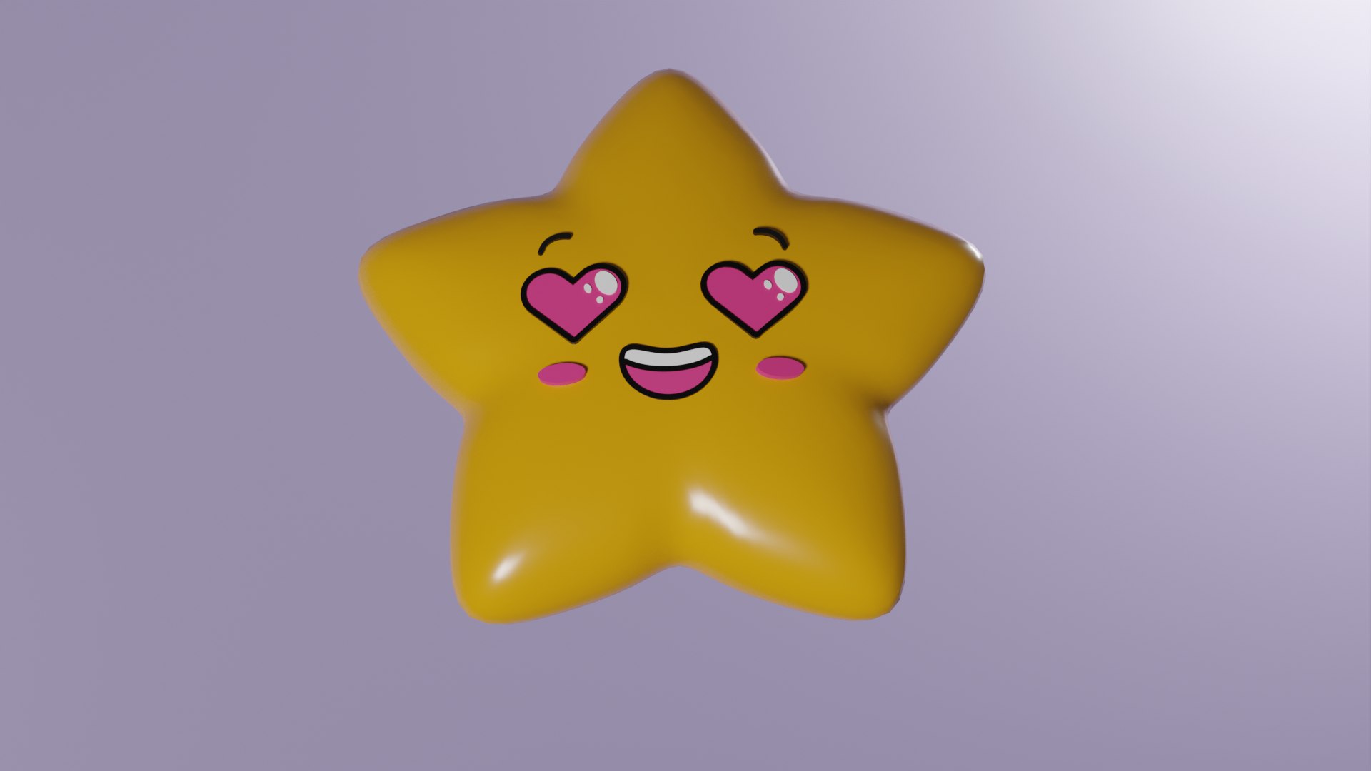 3D Model Cute Star - TurboSquid 2103411