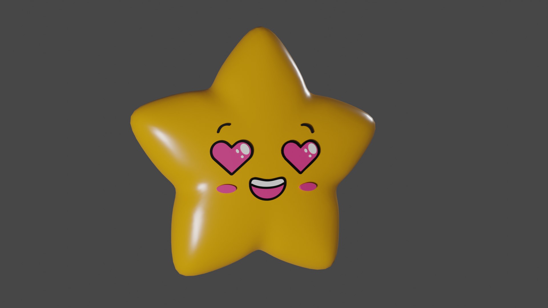 3D Model Cute Star - TurboSquid 2103411