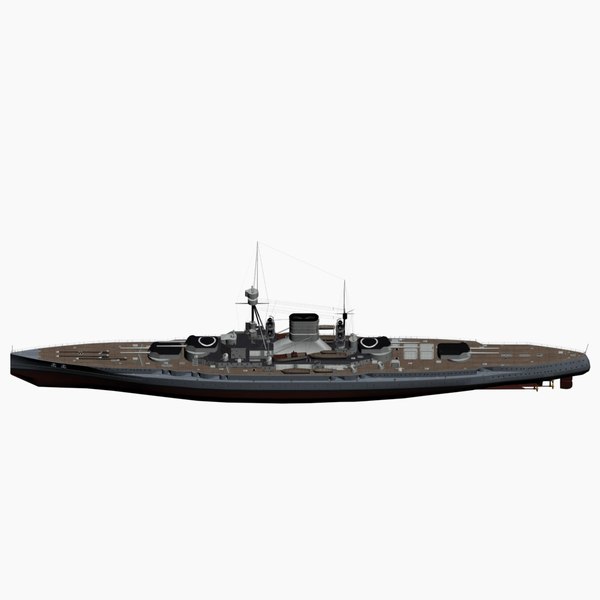 battlecruiser ersatz yorck class 3d model