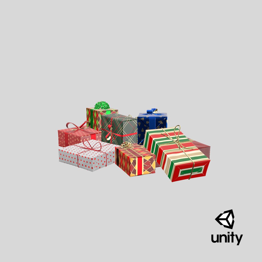 3D Christmas Presents Set - TurboSquid 1982289