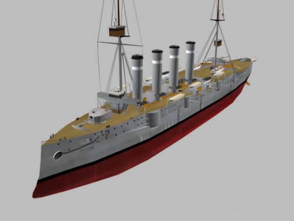 ww1 q-ship ship 3d model