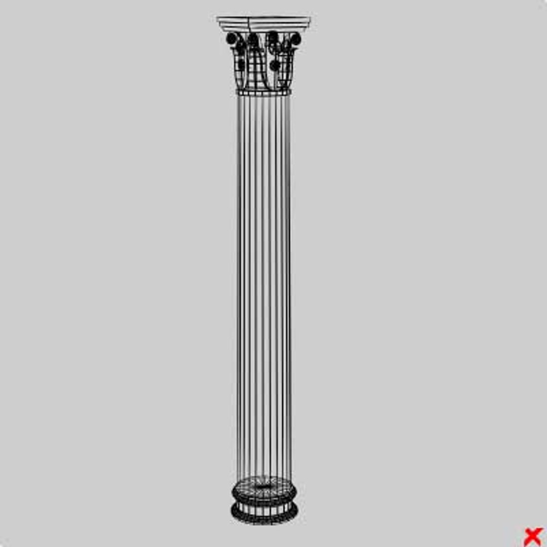 3ds max column