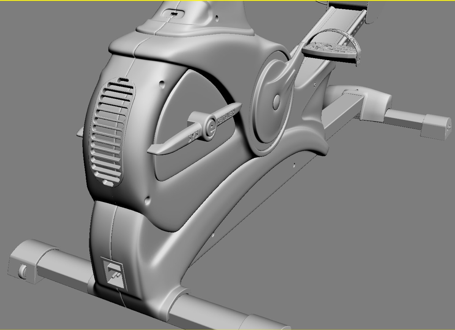 Kettler Rx7 Recumbent Exercise Bike 3d Model