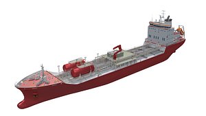 Lng carrier membrane type 3D model - TurboSquid 1249003