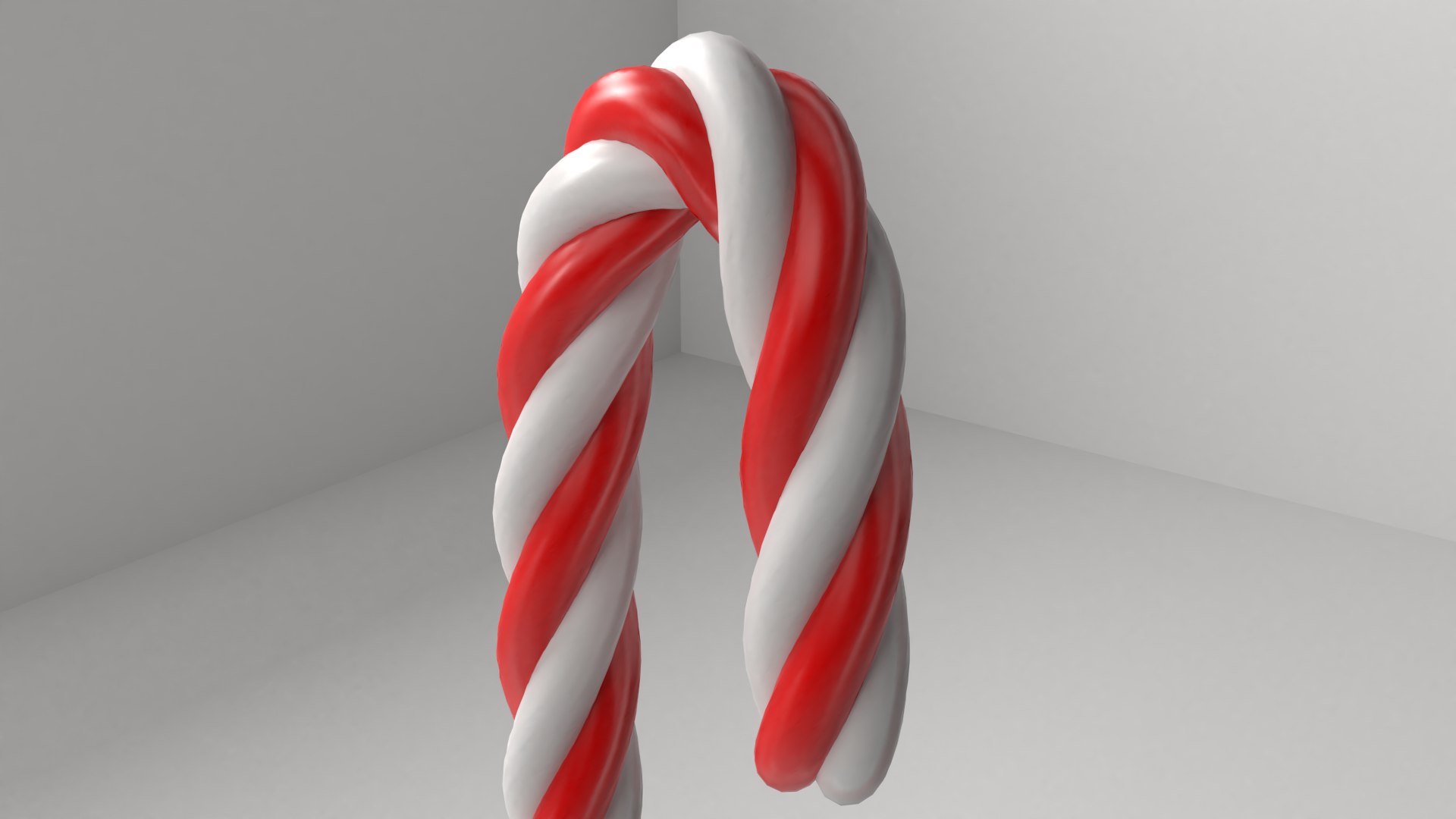 Candy Cane 2 3D Model - TurboSquid 1472430