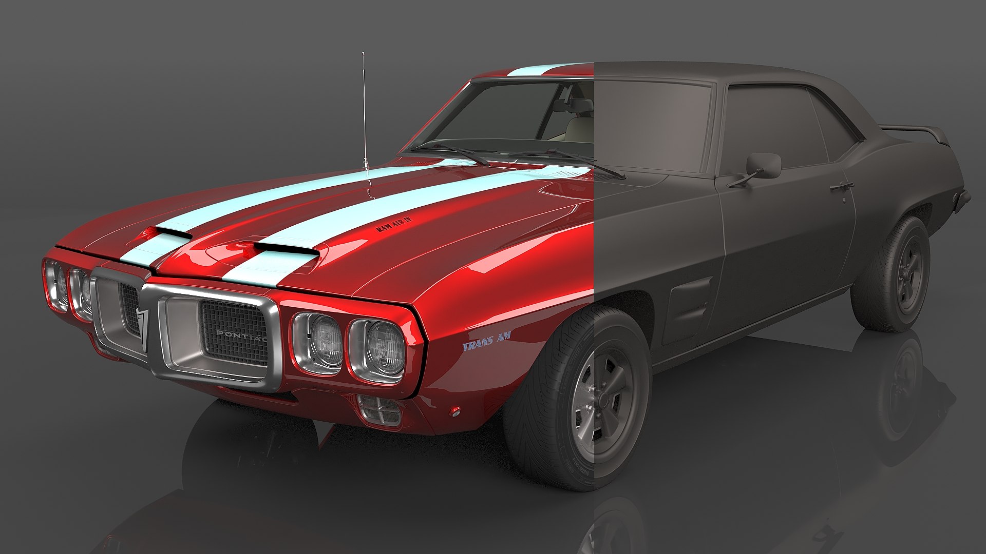 3D 1969 Pontiac Firebird Trans Am - TurboSquid 1965271
