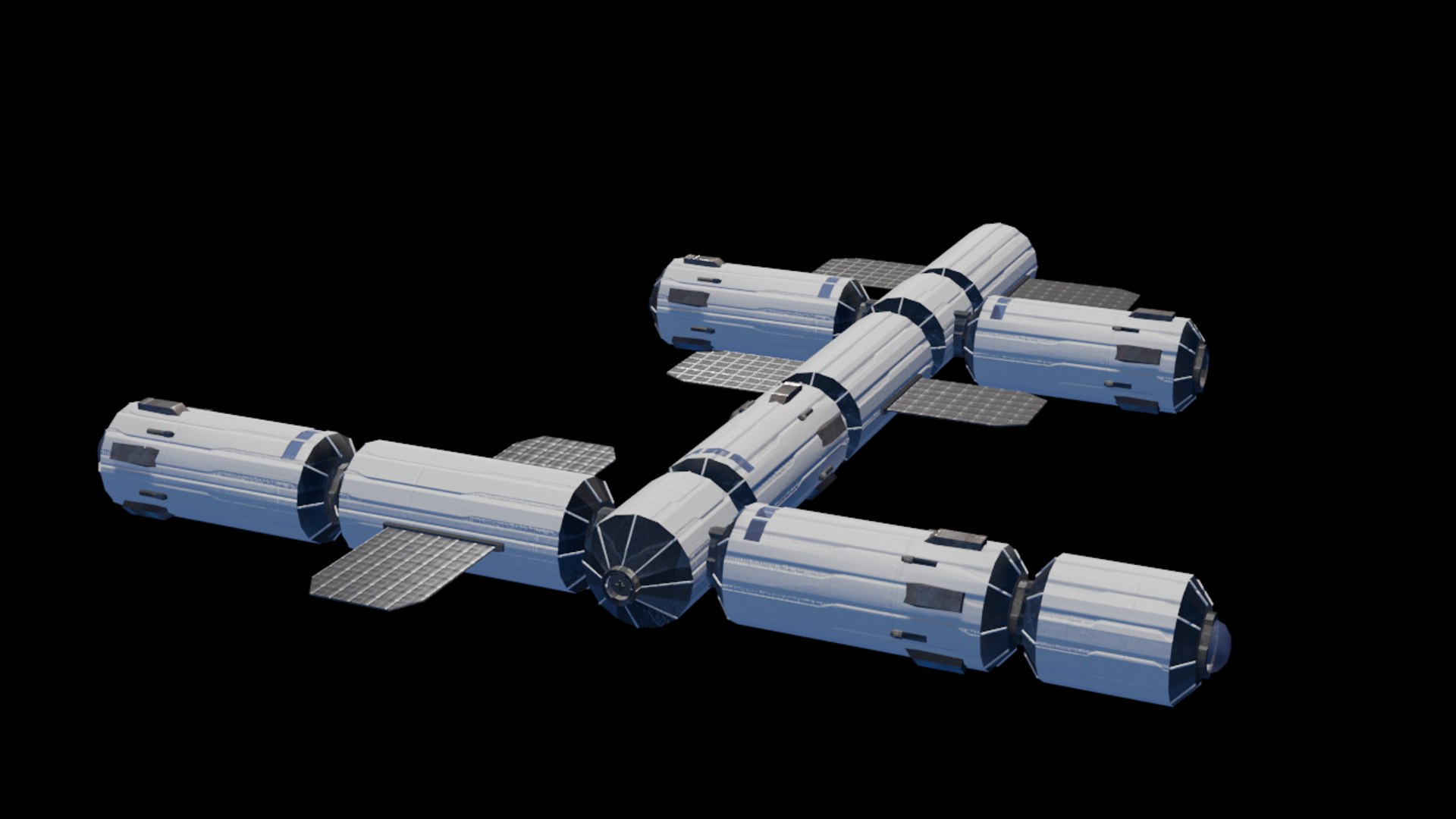 PSX Modular Space Station Pack 3D Model - TurboSquid 2213450