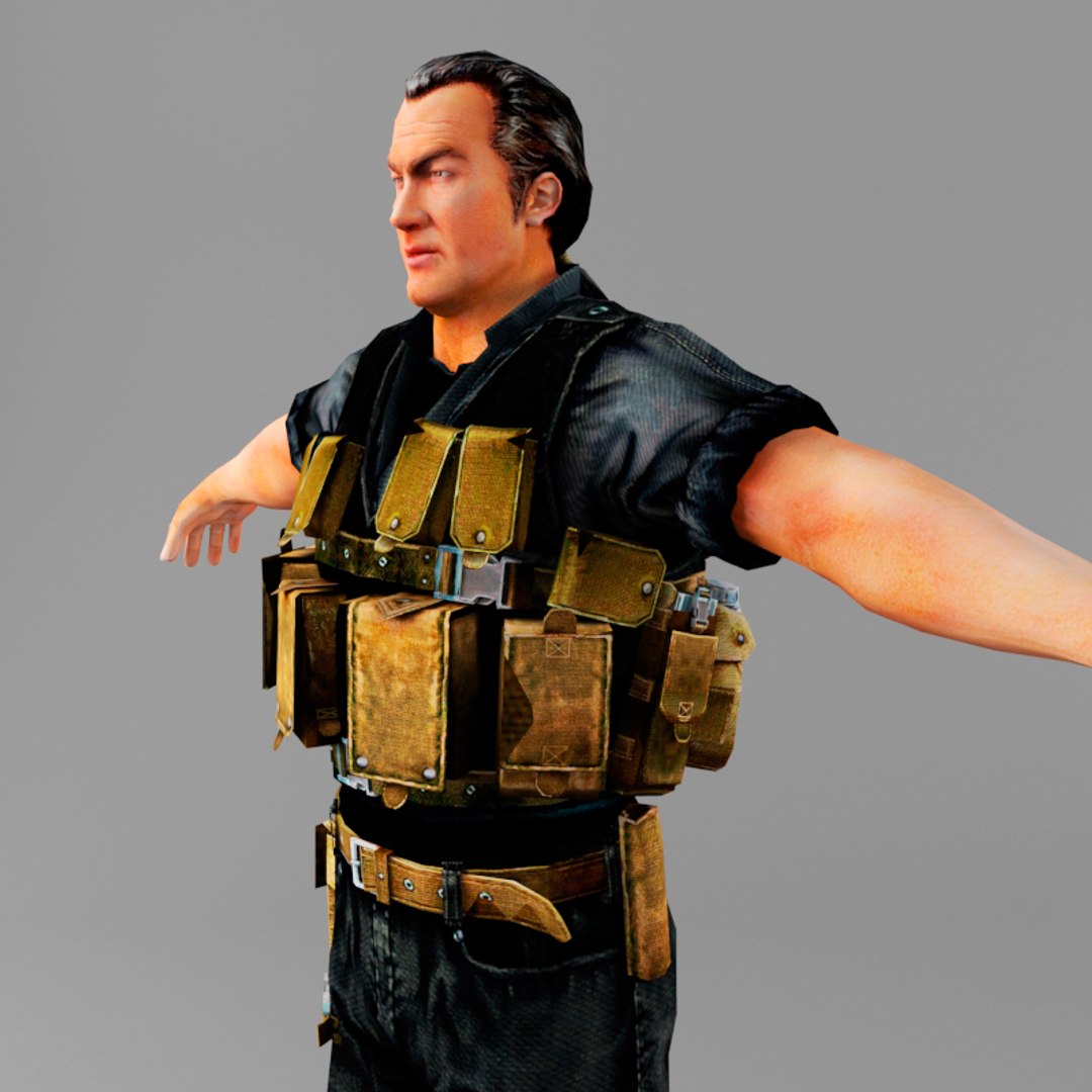 3d Model Of Steven Seagal