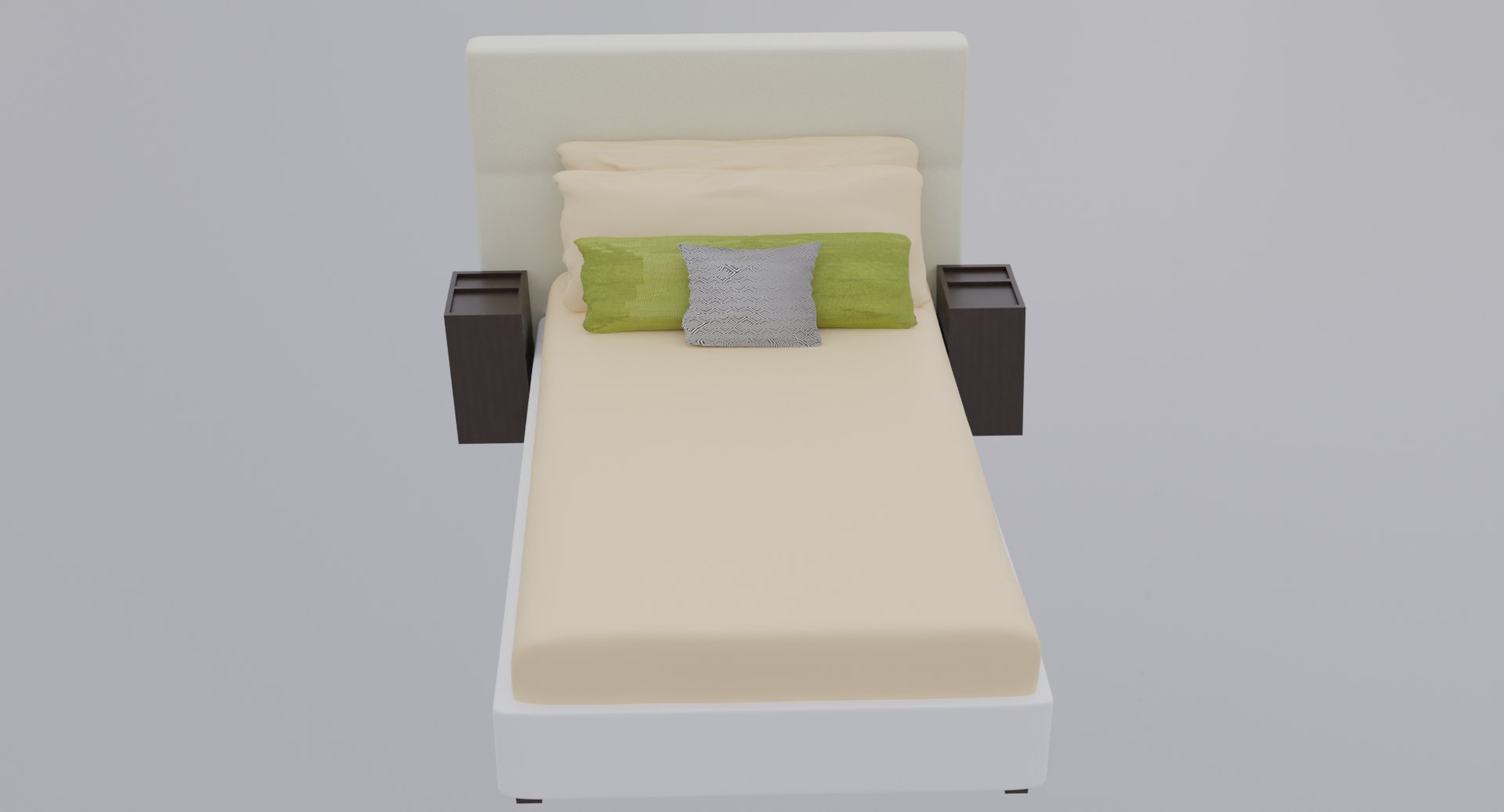 3D Model Single Bed - TurboSquid 2104274