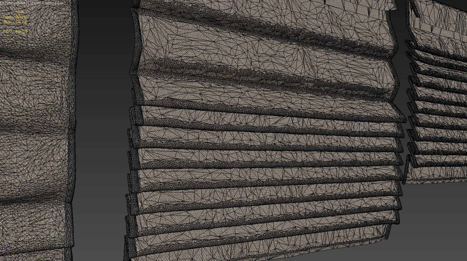 3d Roman Shades Model