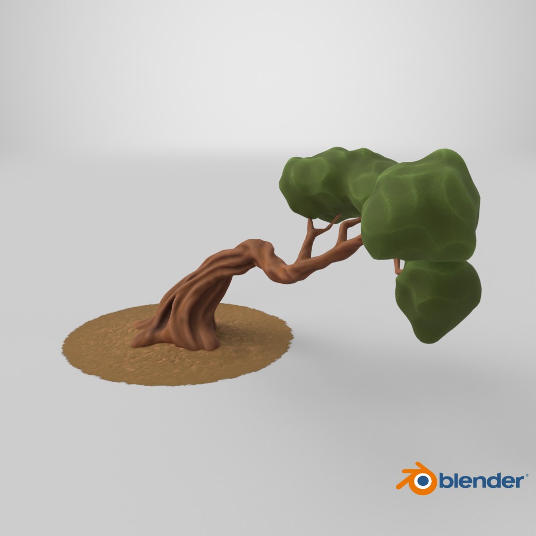 Stylized Tree V6 3D Model - TurboSquid 2037371