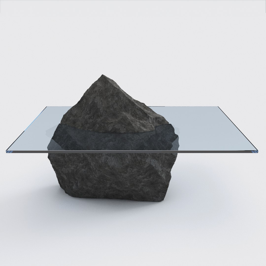 Stone Table Design 3d Model