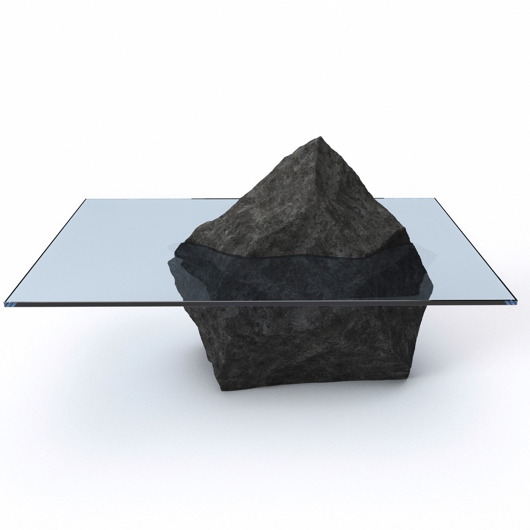 Stone Table Design 3d Model