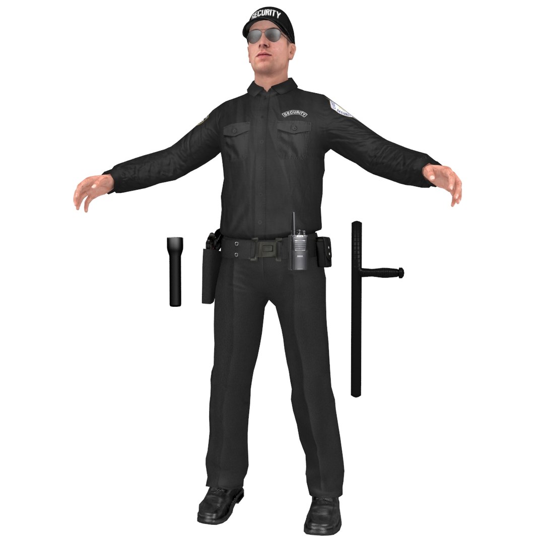 3D Model Security Guard - TurboSquid 1353234