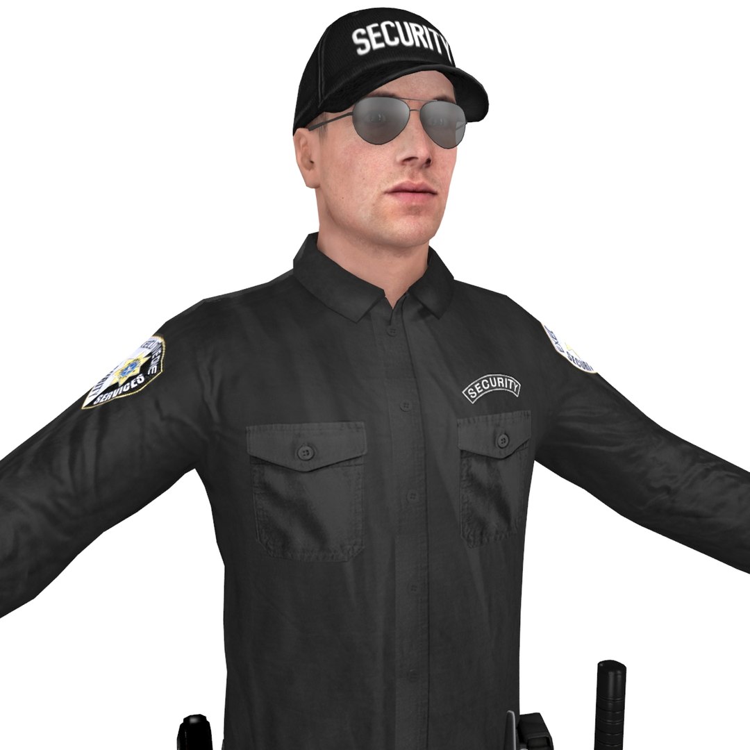 3D Model Security Guard - TurboSquid 1353234