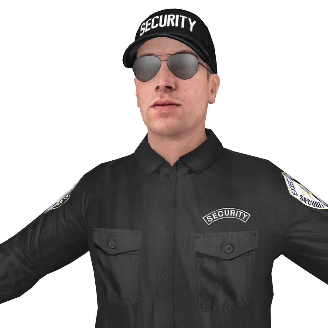 3D Model Security Guard - TurboSquid 1353234