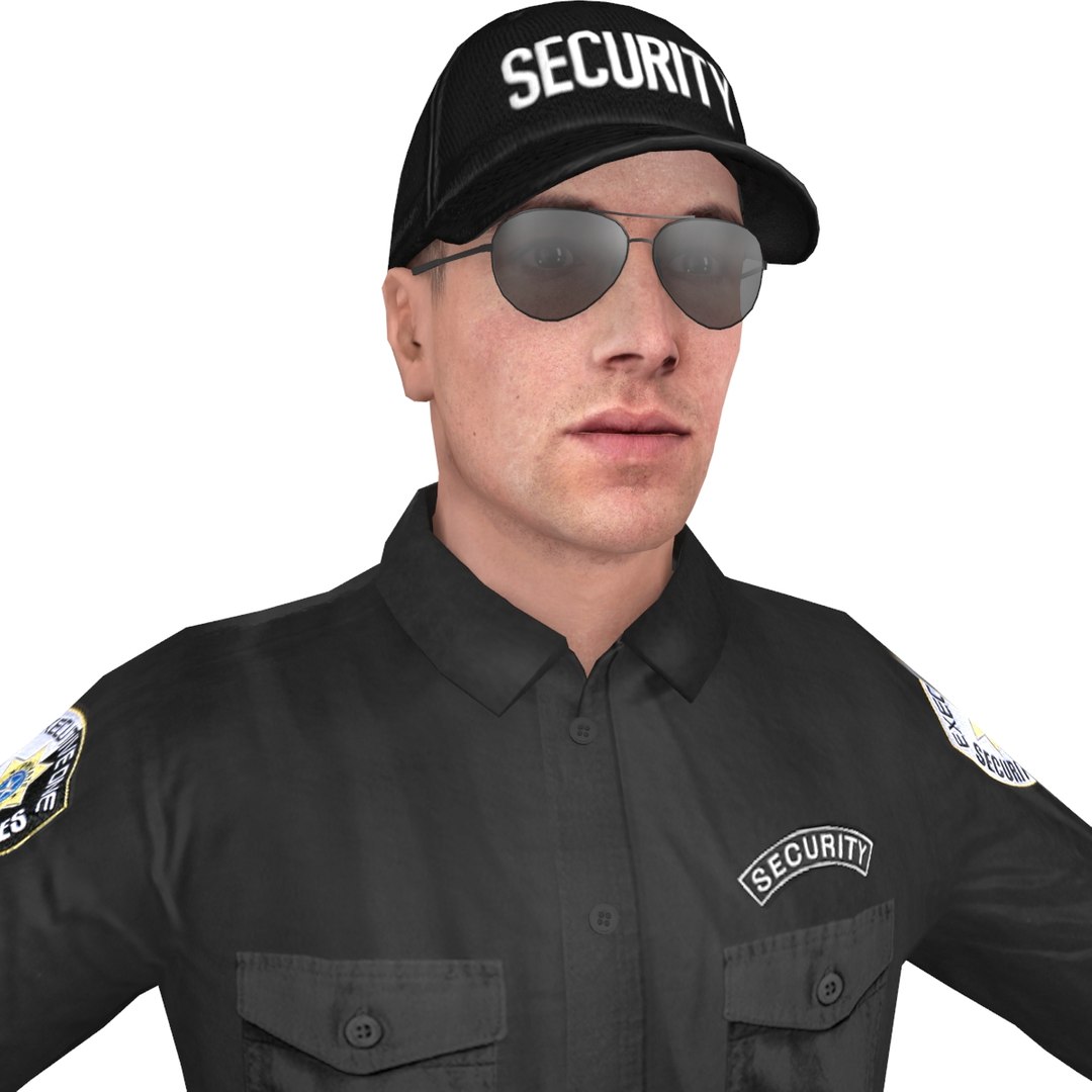 3D Model Security Guard - TurboSquid 1353234