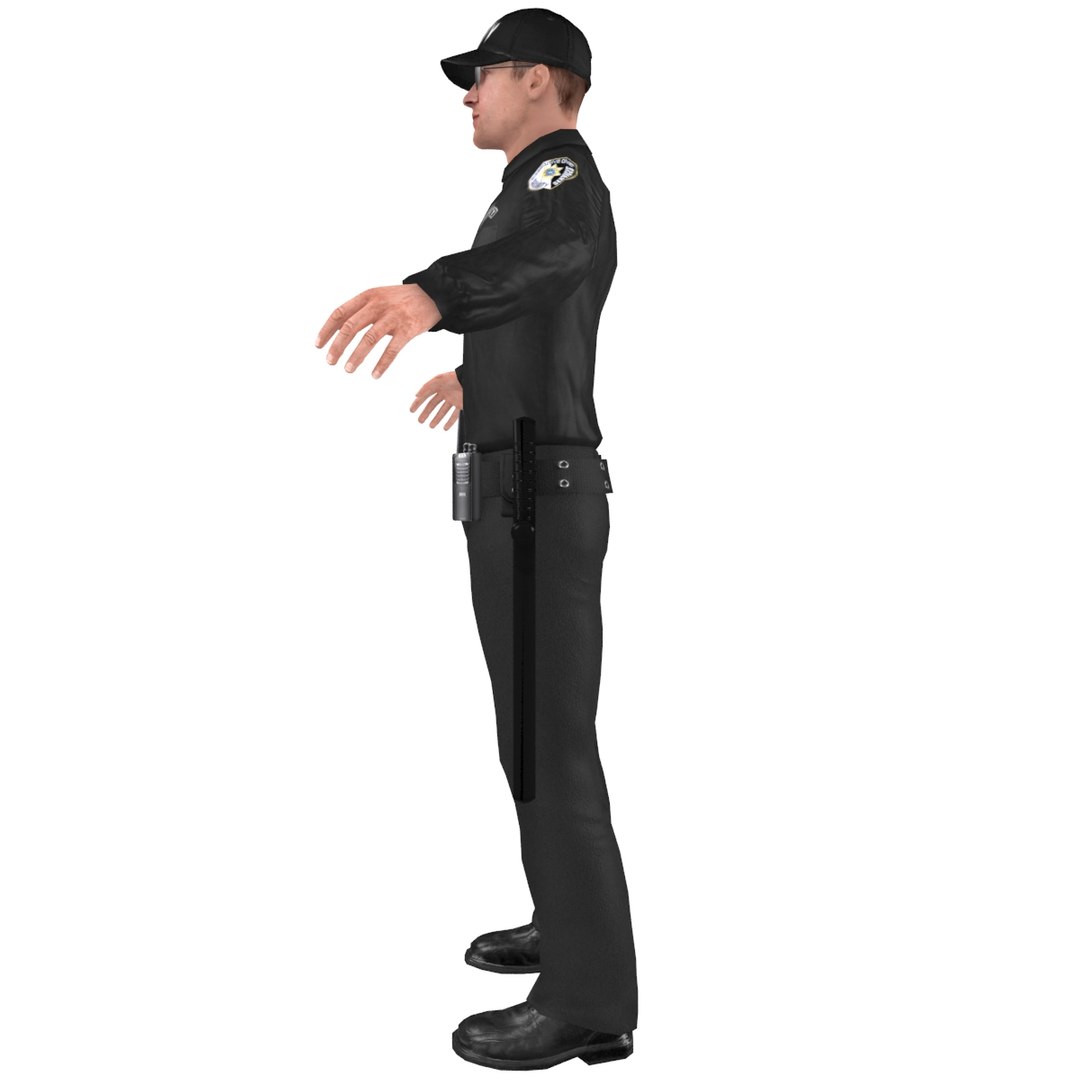 3D Model Security Guard - TurboSquid 1353234
