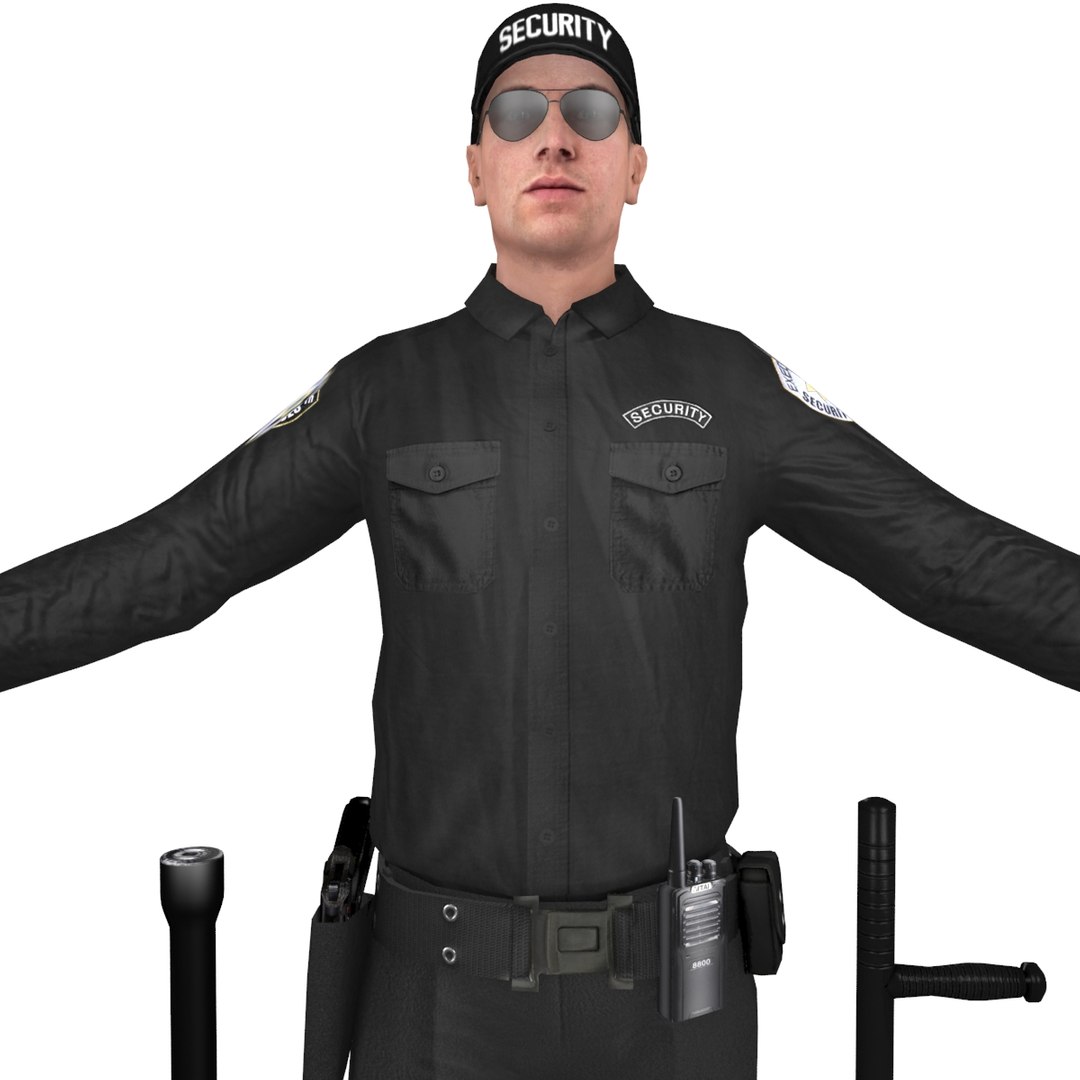 3D Model Security Guard - TurboSquid 1353234