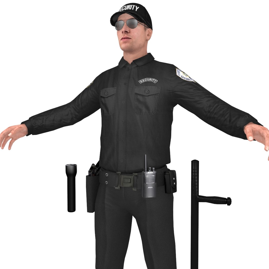 3D Model Security Guard - TurboSquid 1353234