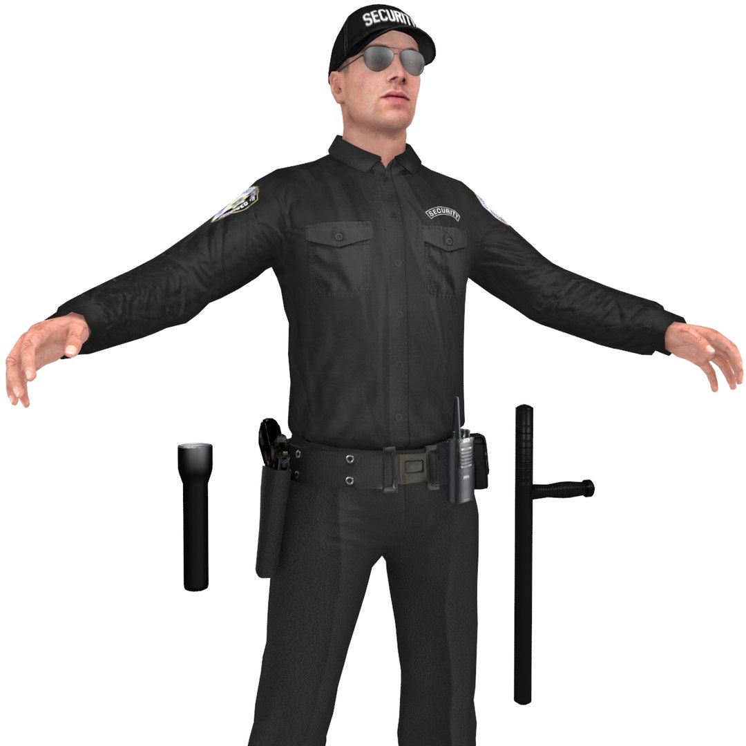 3D Model Security Guard - TurboSquid 1353234