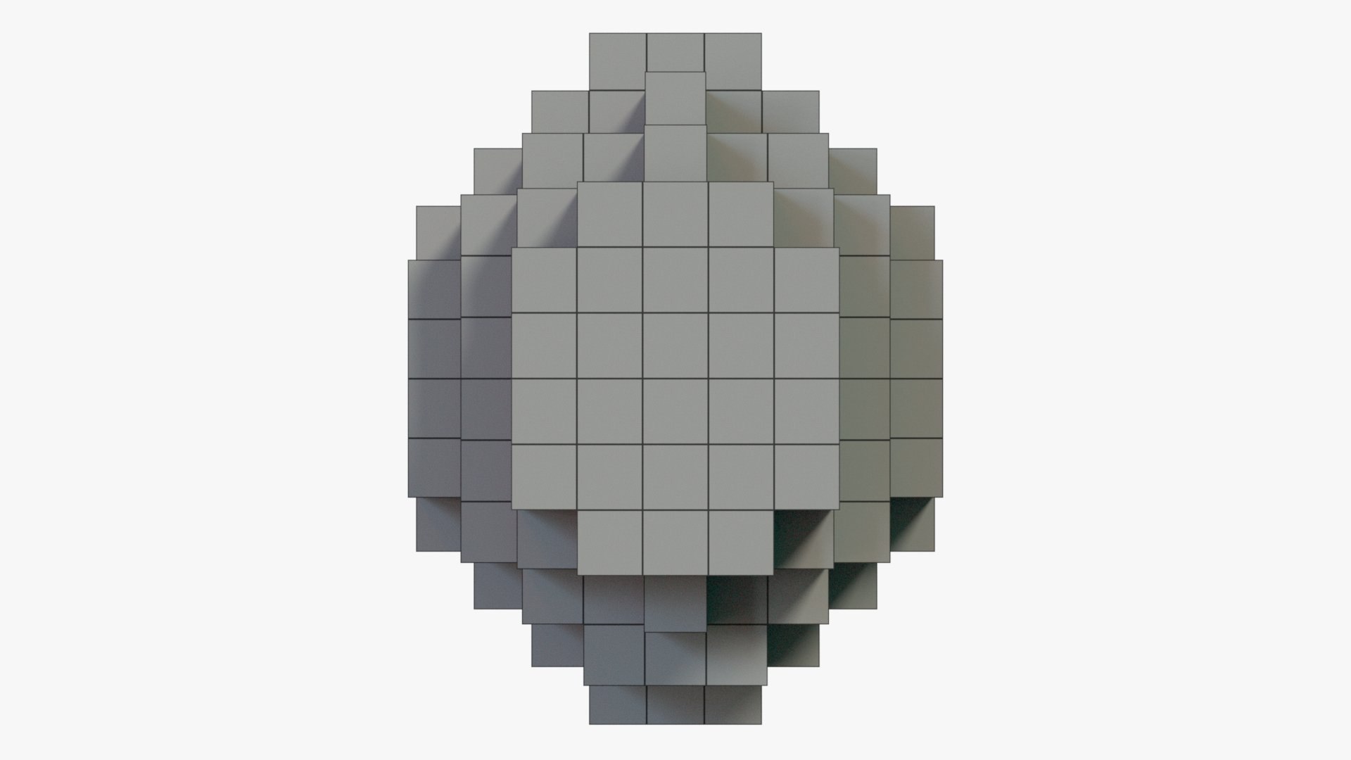 3D Minecraft Apple - TurboSquid 1923309