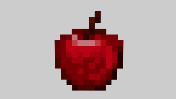 modelo 3d manzana minecraft - TurboSquid 1923309
