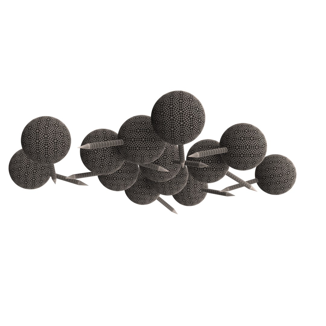 3D Pile Of Sphere Push Pins - TurboSquid 2001836