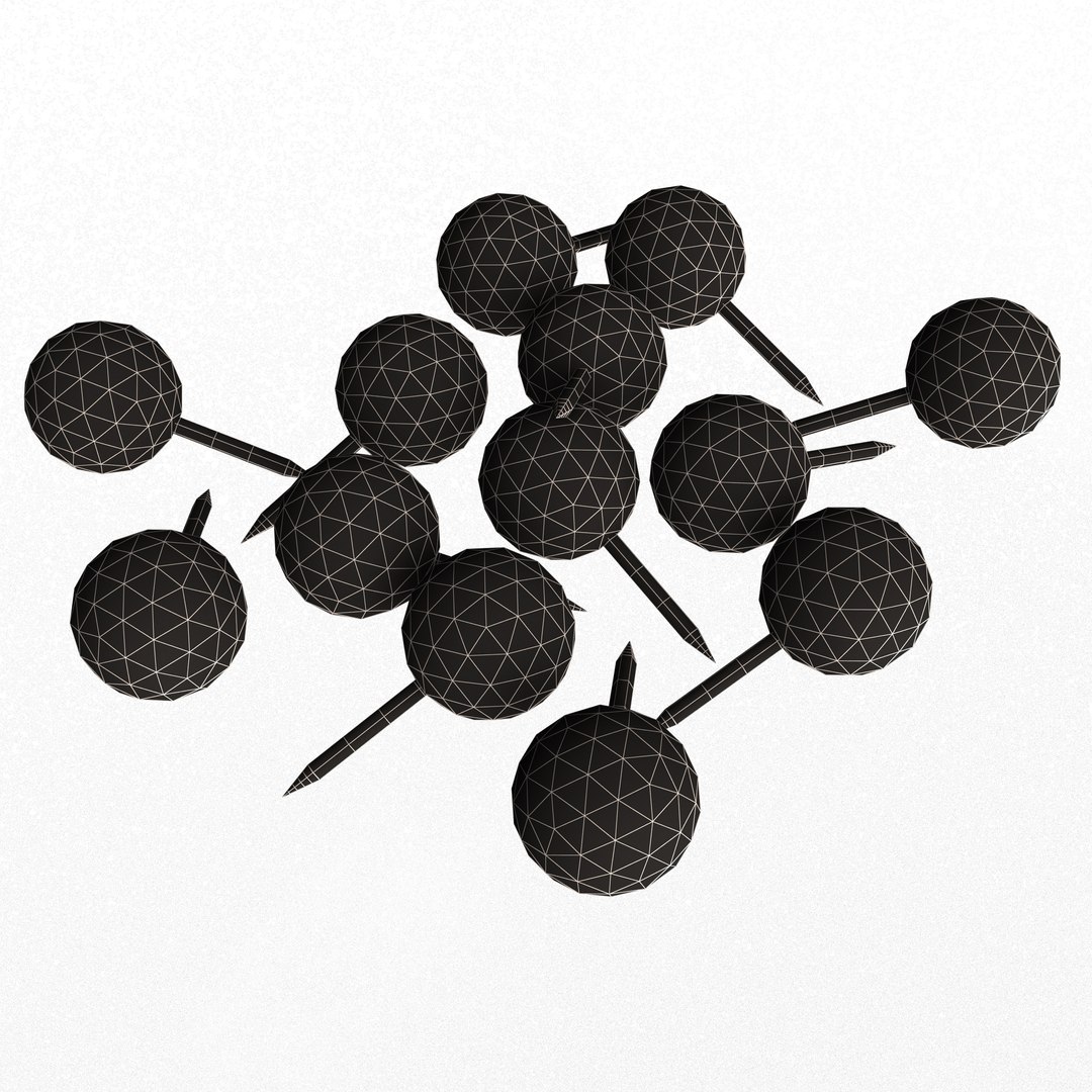 3D Pile Of Sphere Push Pins - TurboSquid 2001836