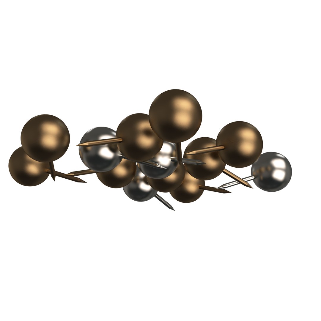 3D Pile Of Sphere Push Pins - TurboSquid 2001836