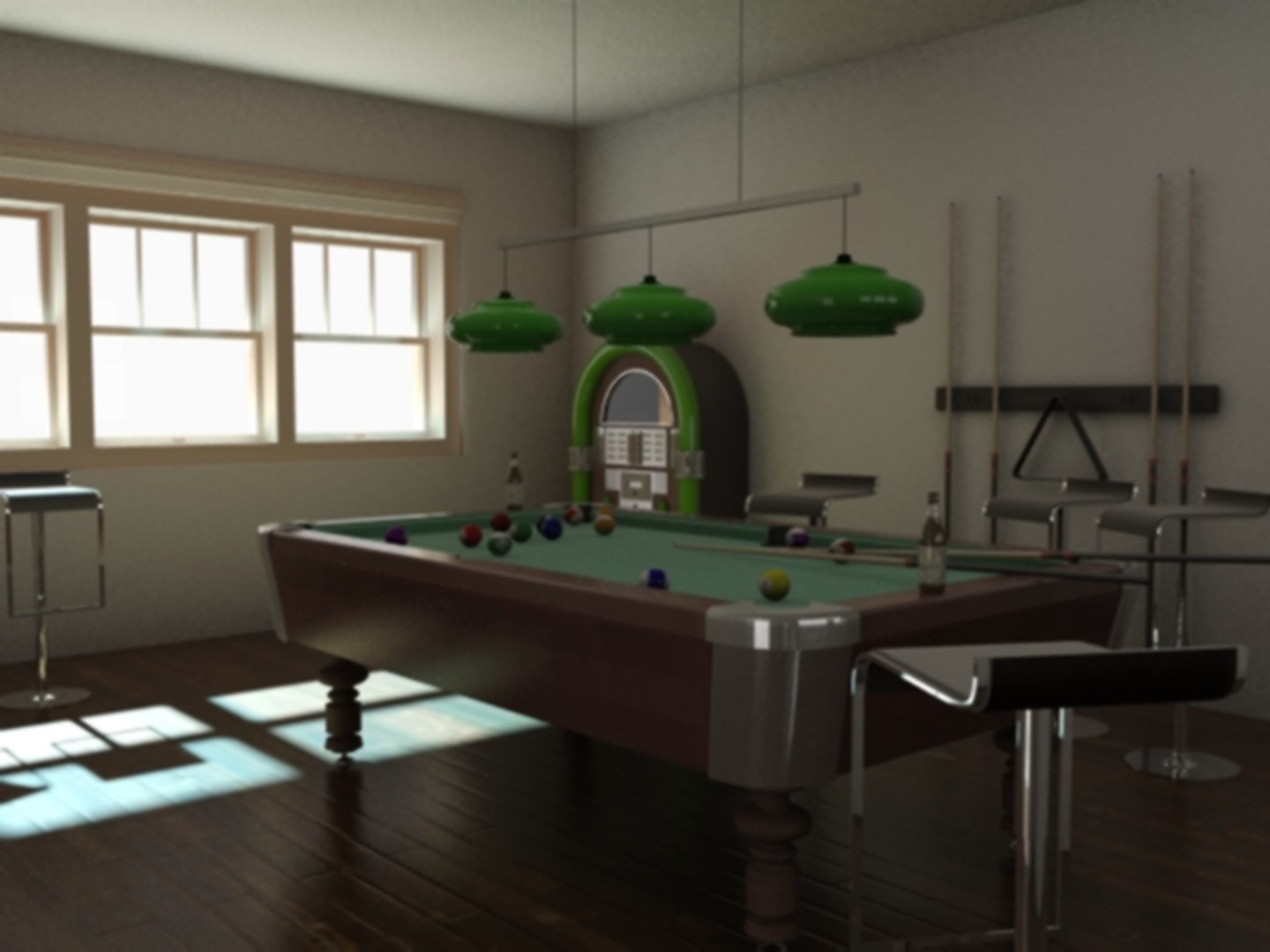 3d Model Pool Room
