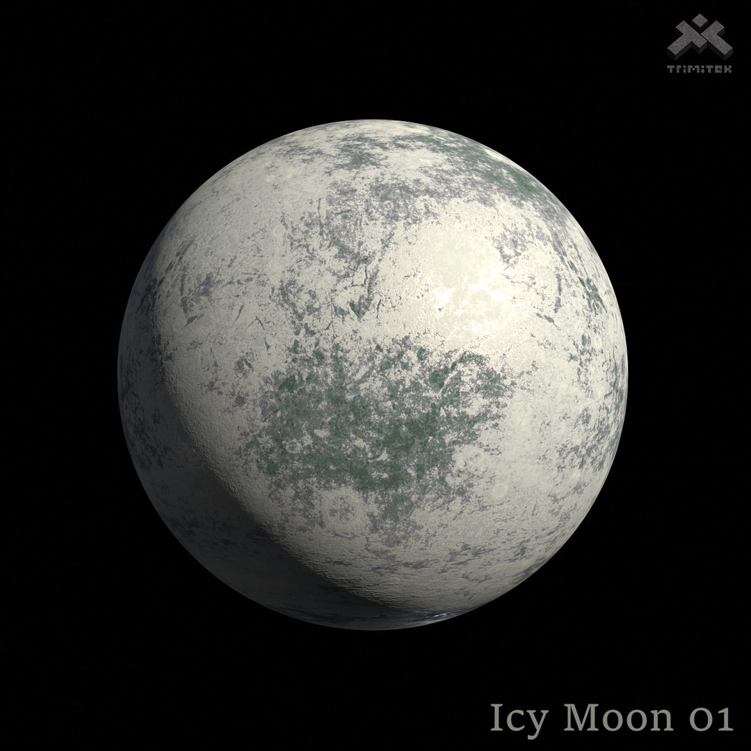 Icy Moons Collection - 8k PBR - Metal and Gloss versions 3D ...