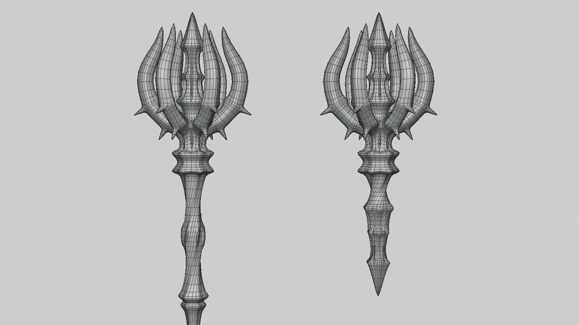 Magic staff artifact model - TurboSquid 1604309