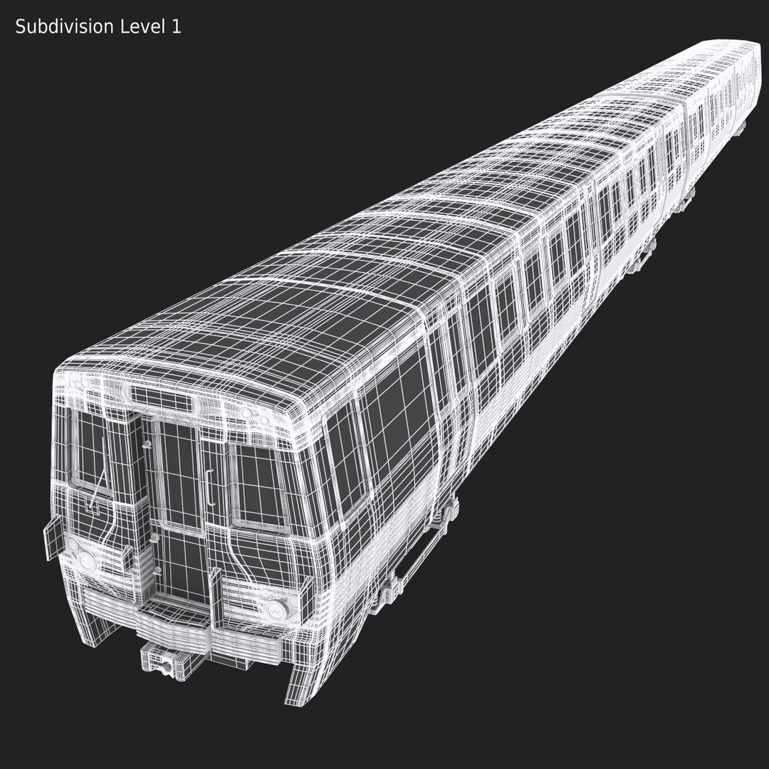 wmata 7000 series 3d max