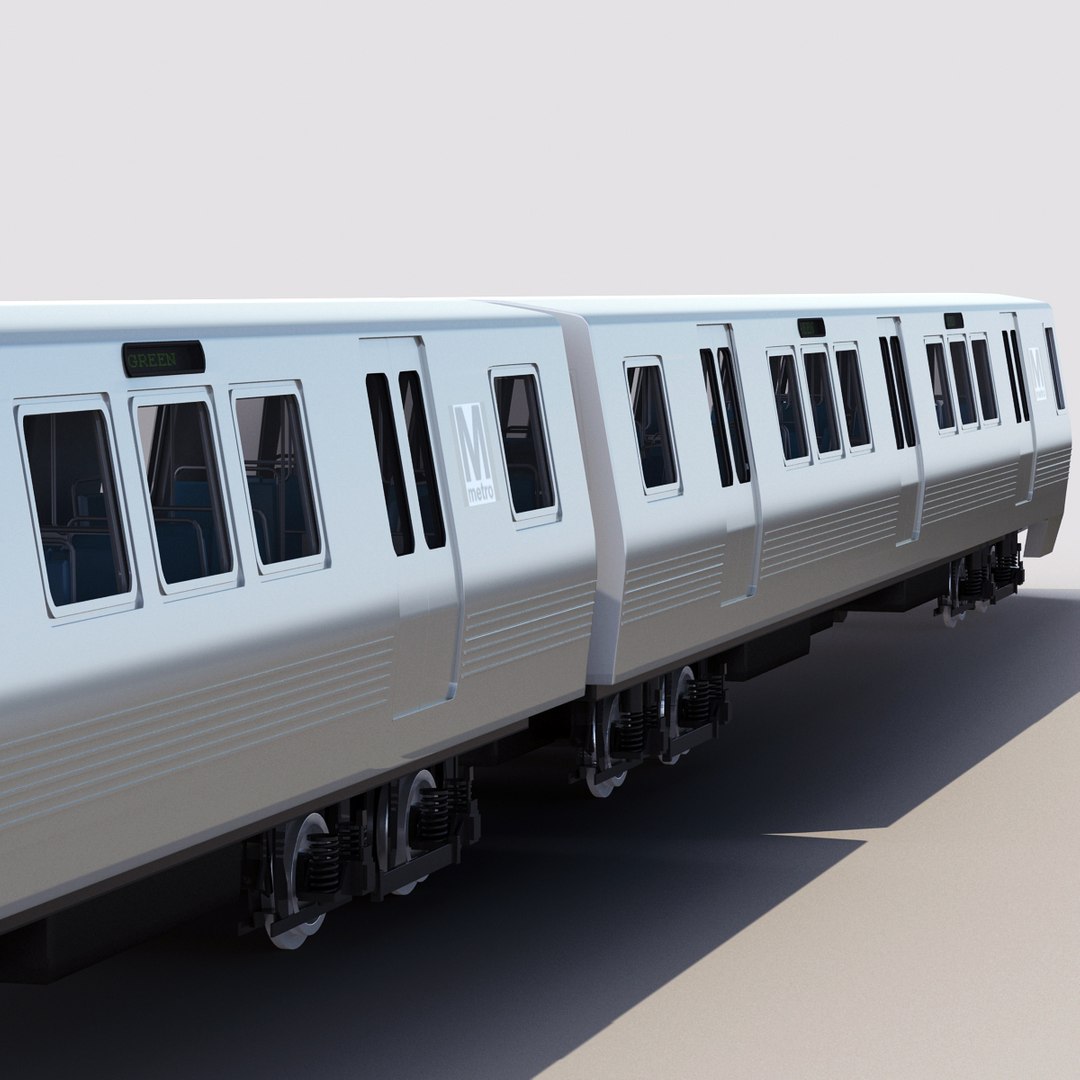 wmata 7000 series 3d max