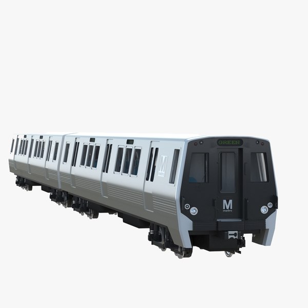 wmata 7000 series 3d max