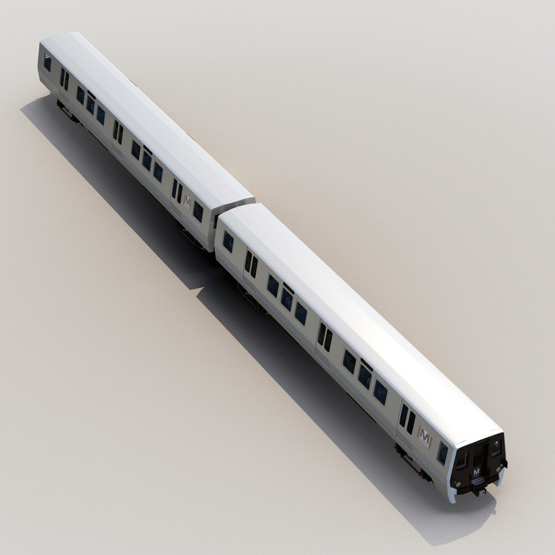 wmata 7000 series 3d max
