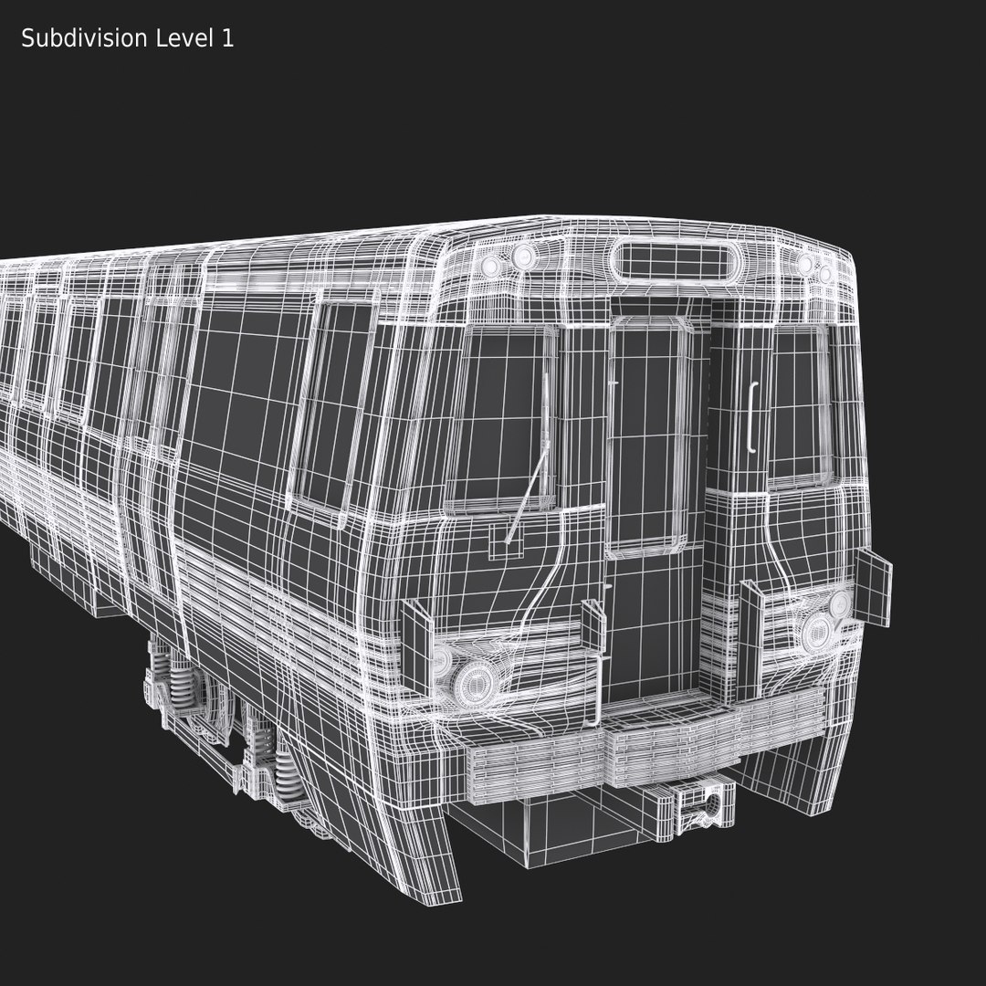 wmata 7000 series 3d max