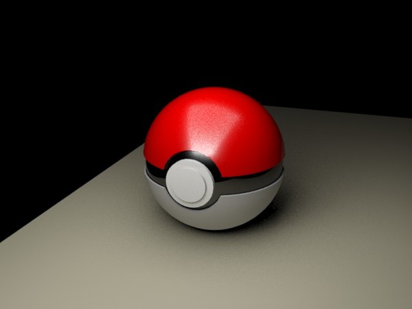 pokeball ball poke 3d max