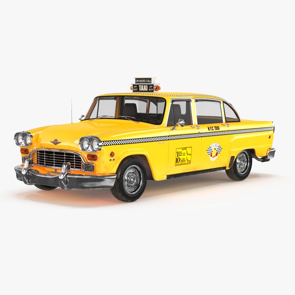 modelo 3d Retro Checker Taxi Cab Interior simple - TurboSquid 2230228