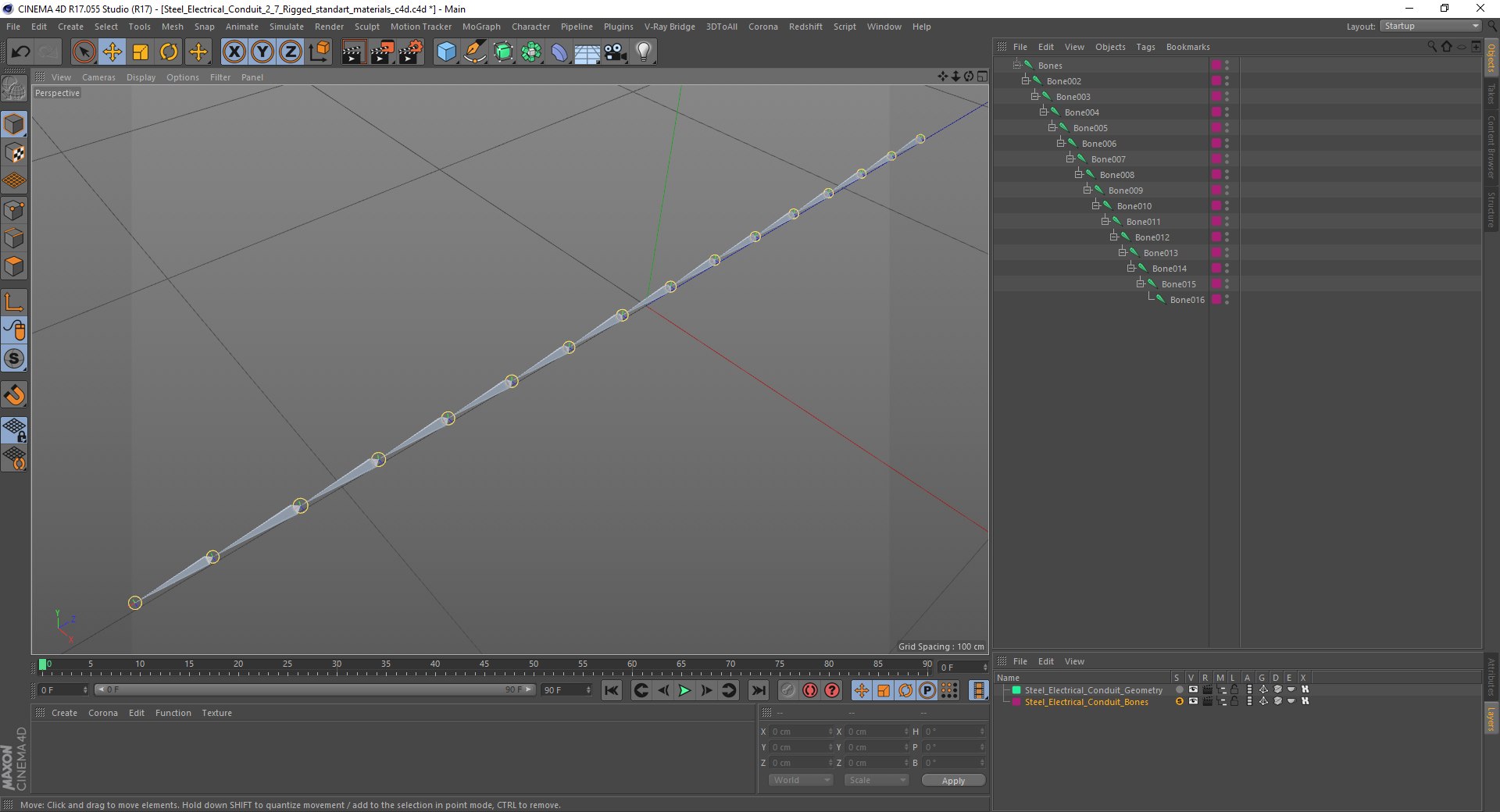 Steel electrical conduit 2 3D model - TurboSquid 1499778