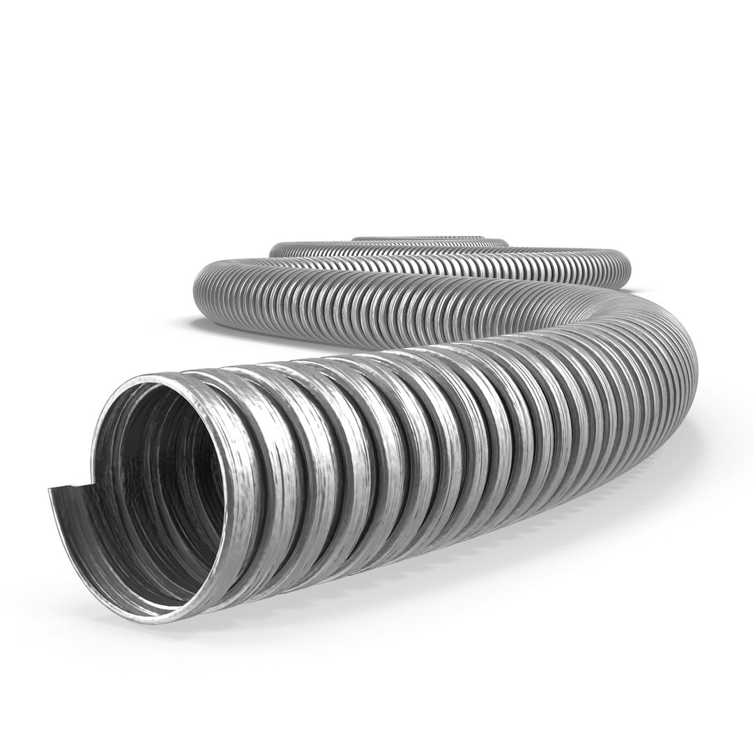 Steel electrical conduit 2 3D model - TurboSquid 1499778
