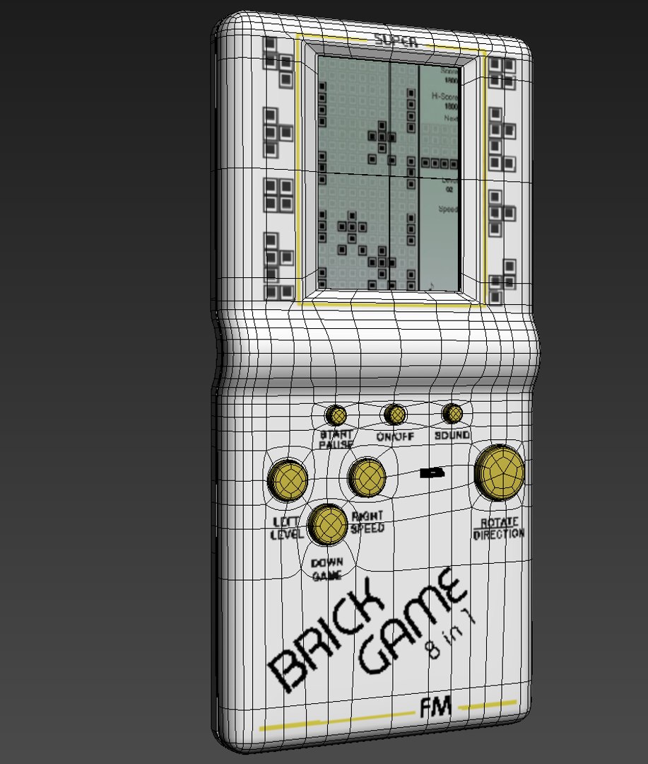 Tetris Video Games 3D Model - TurboSquid 1588018