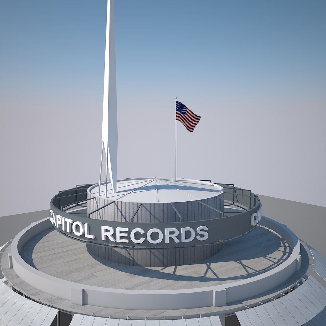 3d Capitol Records Building