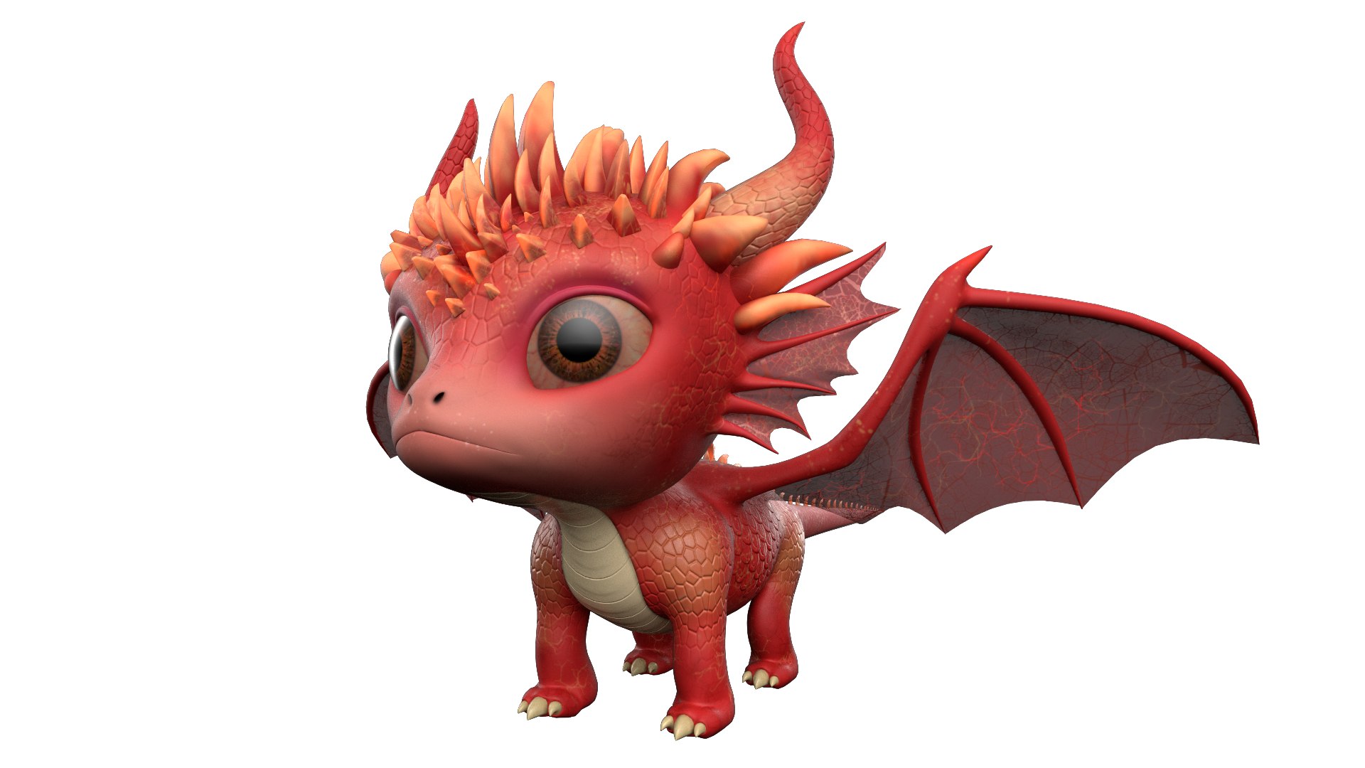 Cartoon Dragon Male Character Model - TurboSquid 2369434